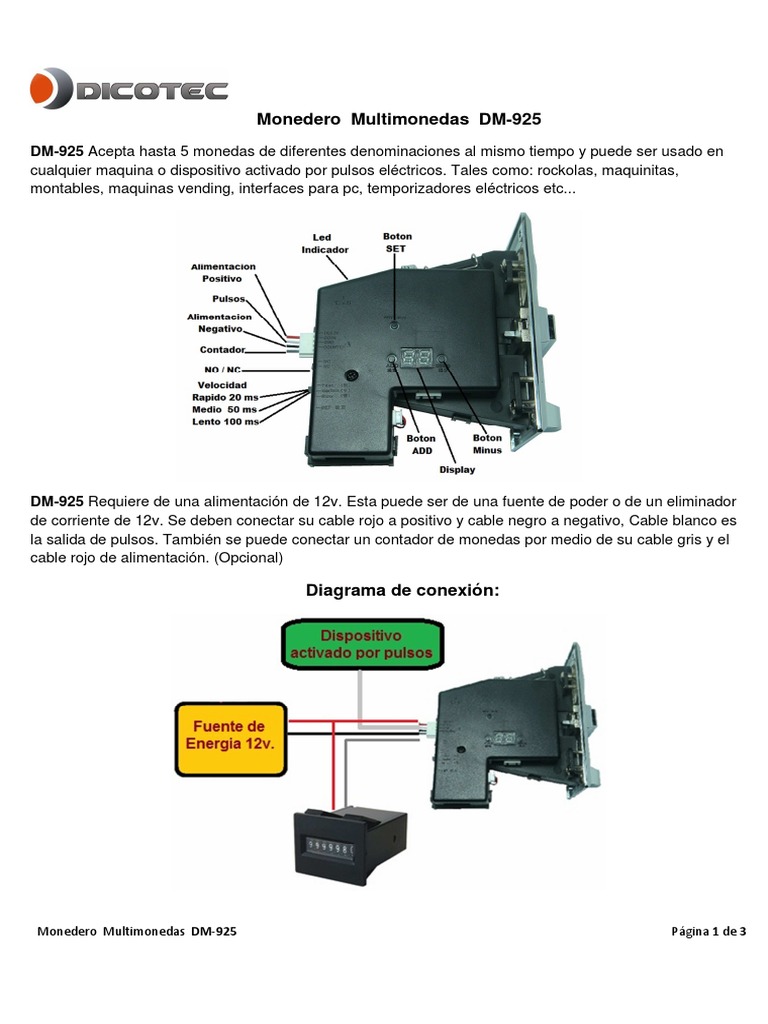 Manual DM-925 PDF | PDF | Dólar de los Estados Unidos | Ingeniería ...