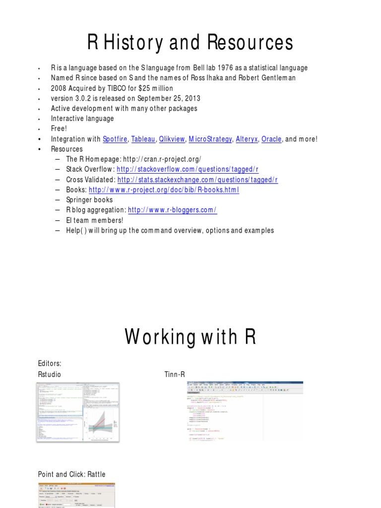 Introduction To R | PDF | R (Programming Language) | Library (Computing)