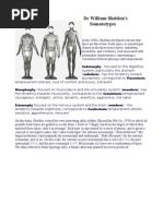 William Sheldon's Theory | PDF | Psychology | Behavioural Sciences