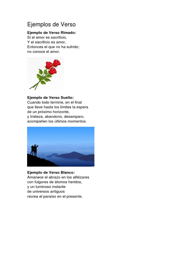 Ejemplos de Verso | PDF | Citoplasma | Biología Celular)