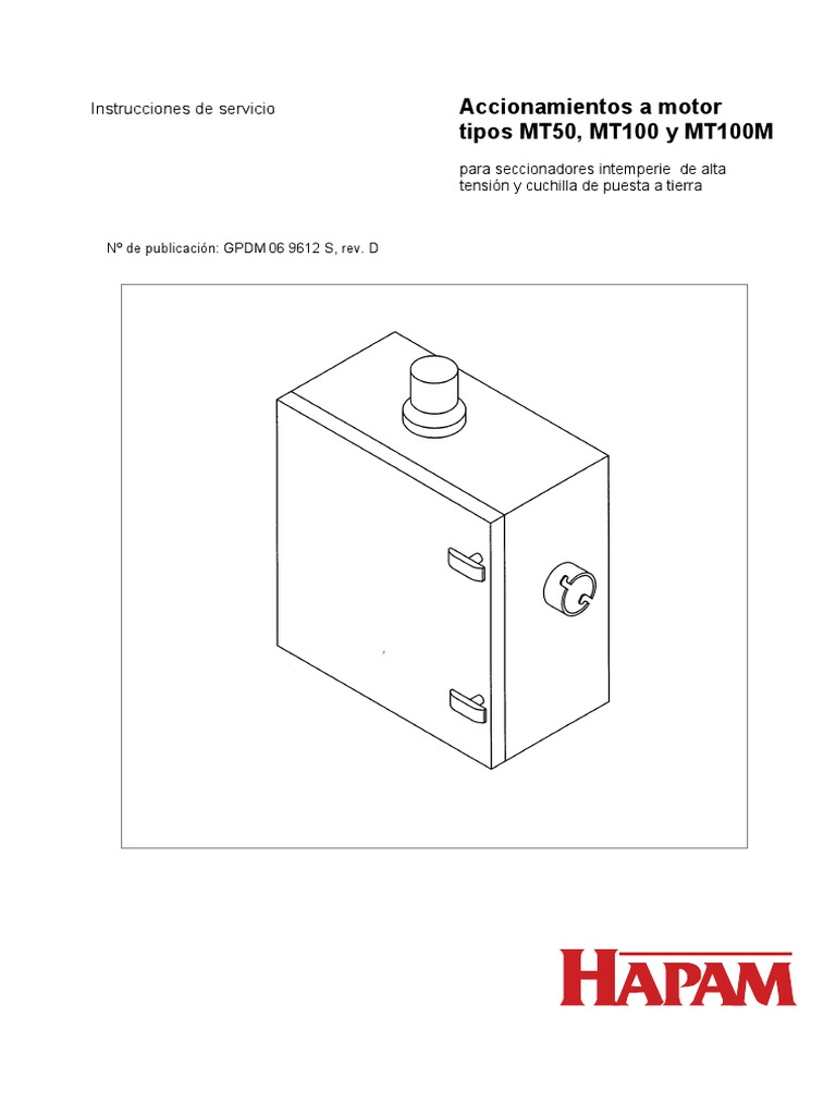 Instrucciones MT50 para Accionamientos | PDF | Transmisión (Mecánica ...