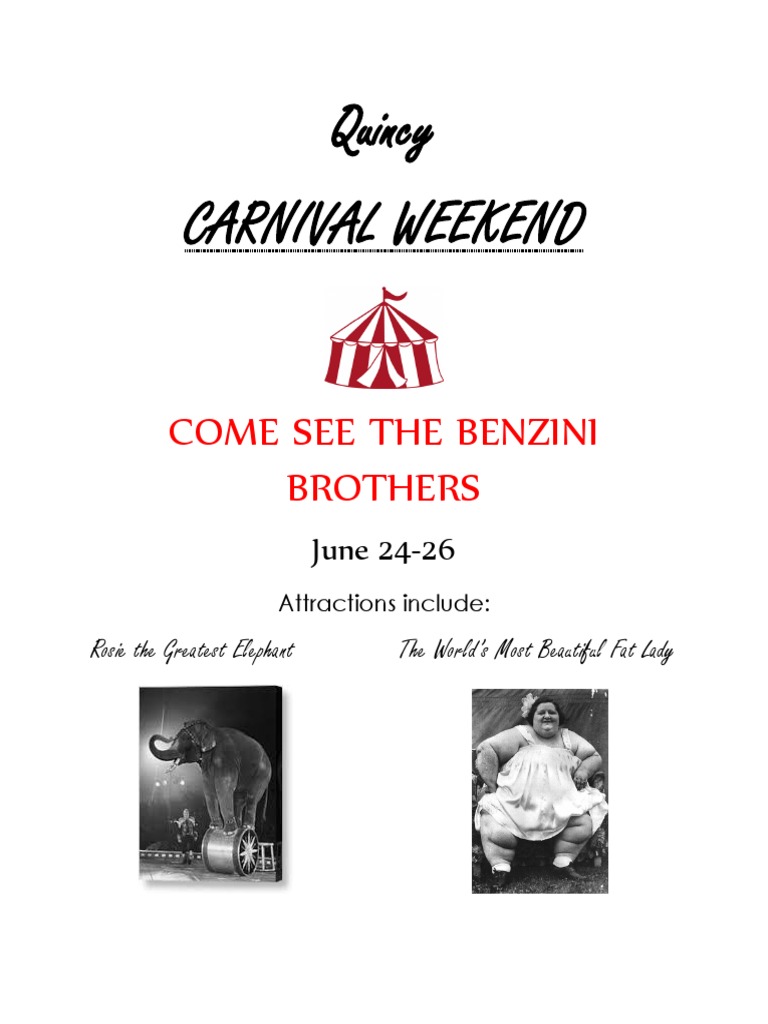 Quincy Carnival Weekend 2023 | PDF