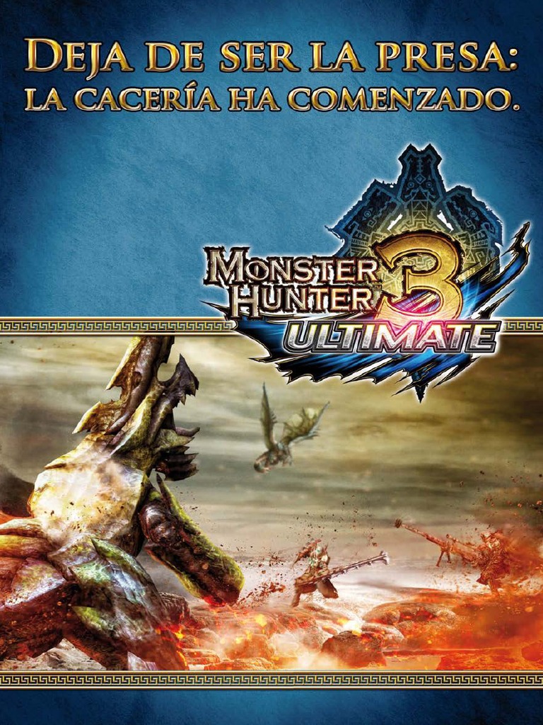 Mh3u Brochure Esp Web | PDF | Espada | Nintendo