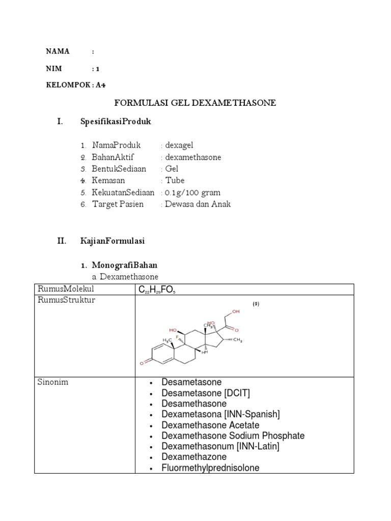 Preformulasi Gel Dexametason2 | PDF | Solubility | Solution