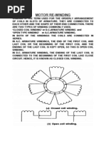 Motor Winding Procedure | PDF | Electric Motor | Electrical Equipment