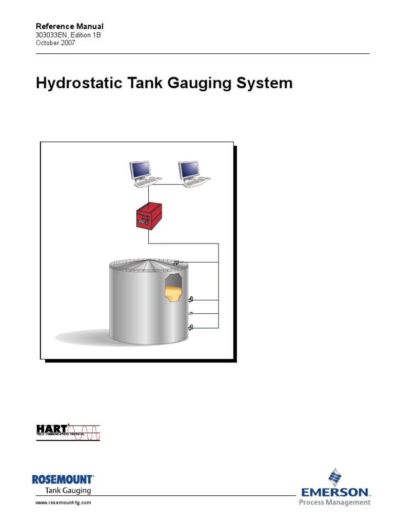 Hydrostatic Tank Gauging System: Reference Manual | PDF | Pressure | Volume