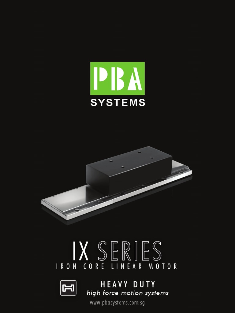 IX Iron Core Linear Motor | PDF | Inductor | Inductance