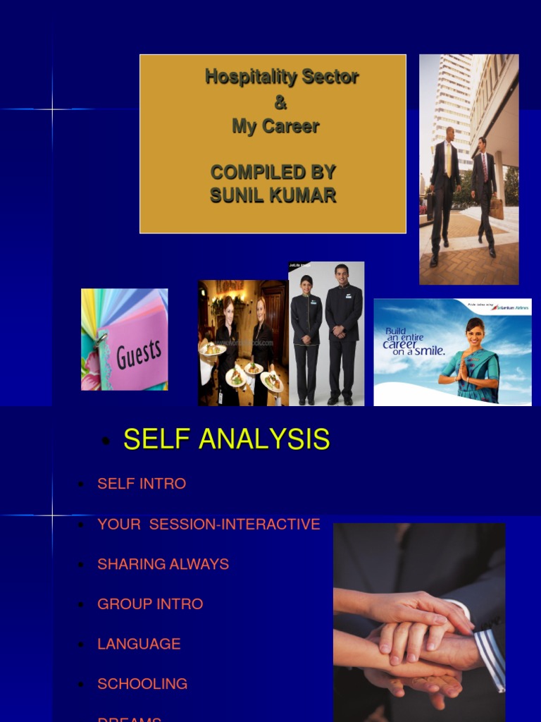 Hospitality Sector & My Career Compiled by Sunil Kumar | PDF | Tourism ...