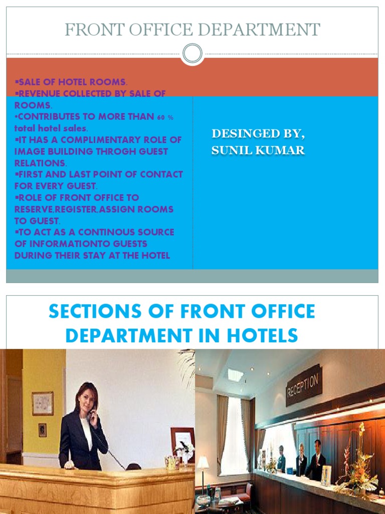 Overview of Hotel Front Office Sections | PDF | Baggage