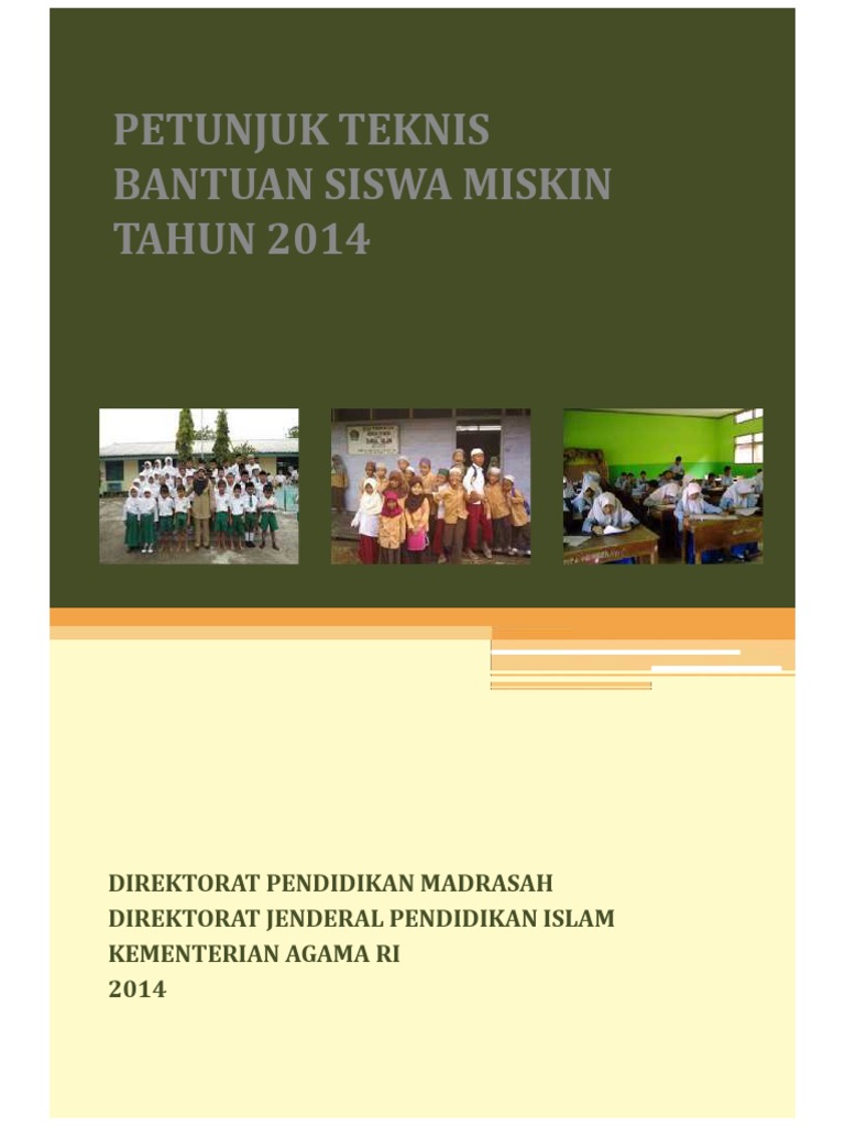 Juknis BSM 2014 PDF | PDF