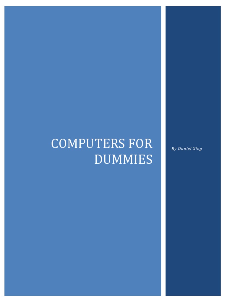 Computers For Dummies Thingy | PDF | Computer Hardware | Read Only Memory