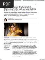 A Schoolgirl's Diary From I AM MALALA | PDF | Malala Yousafzai