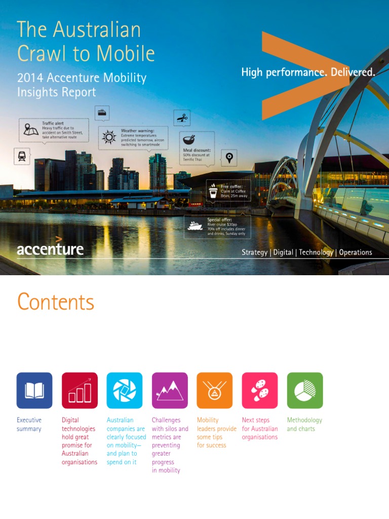Accenture Mobility Report | Analytics | Strategic Management