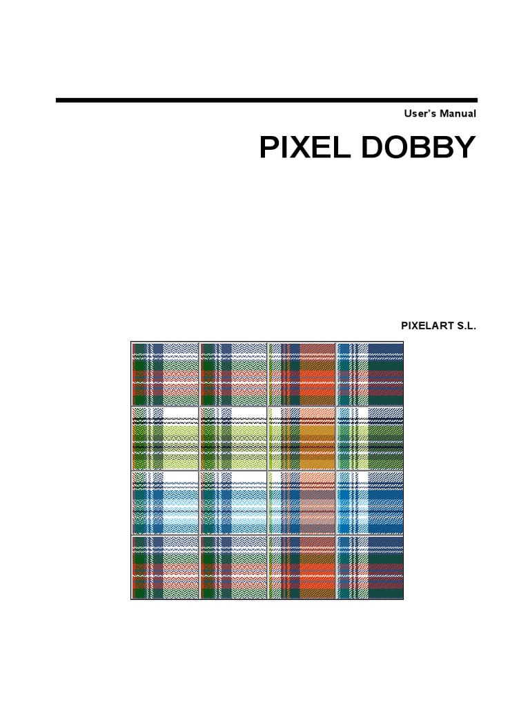 PixelDobby ENU | PDF | Loom | Weaving
