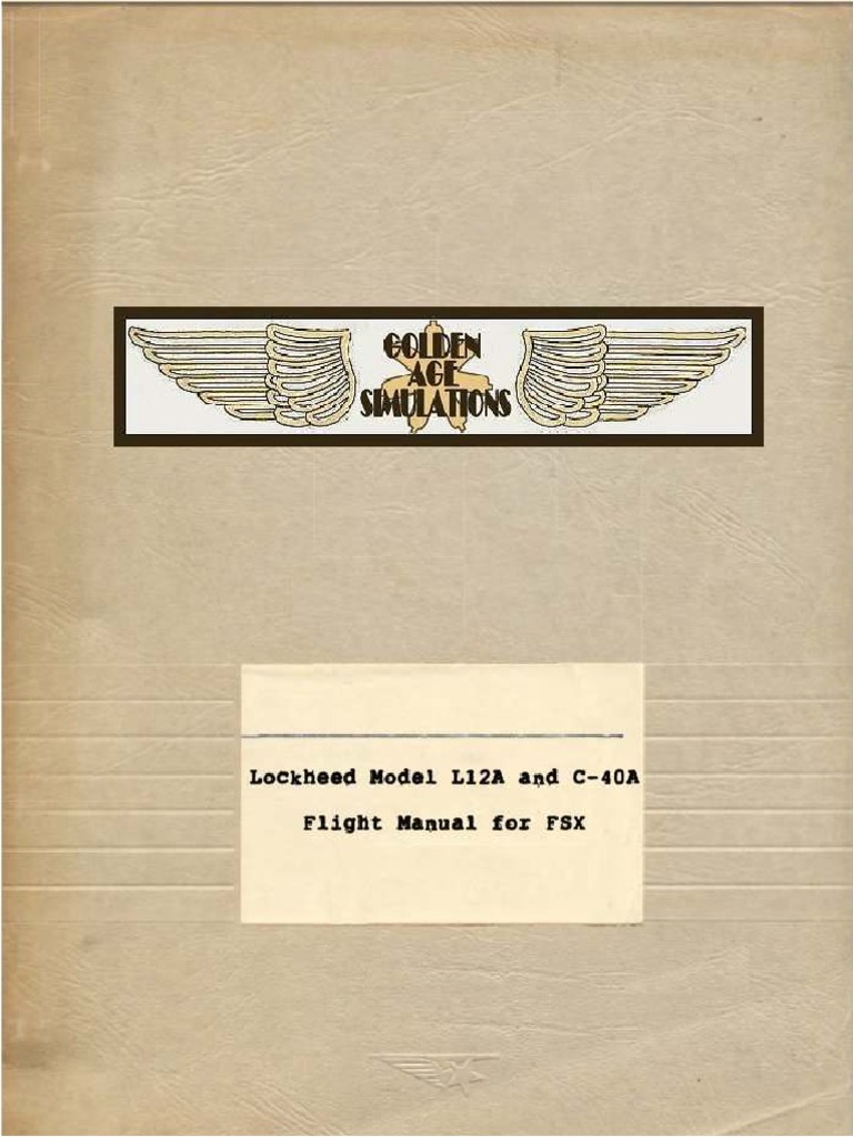L12A Flight Manual | Download Free PDF | Vehicle Parts | Aircraft
