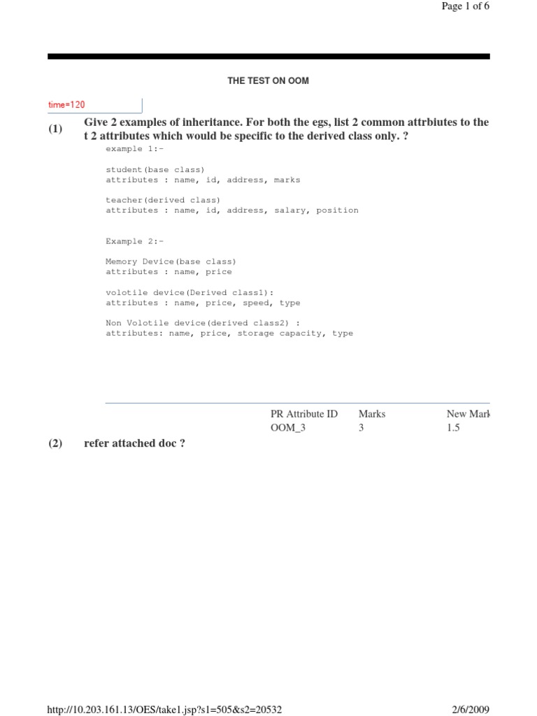 Oom 1 | PDF | Software Design Pattern | Inheritance (Object Oriented ...