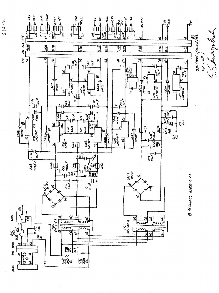 GDA-700 NEW Adcom Schematic | PDF