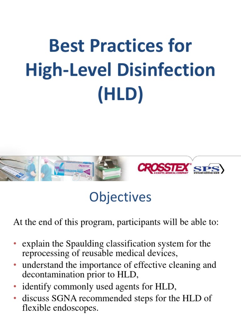 2013 - BestPractices For HLD | PDF | Sterilization (Microbiology ...