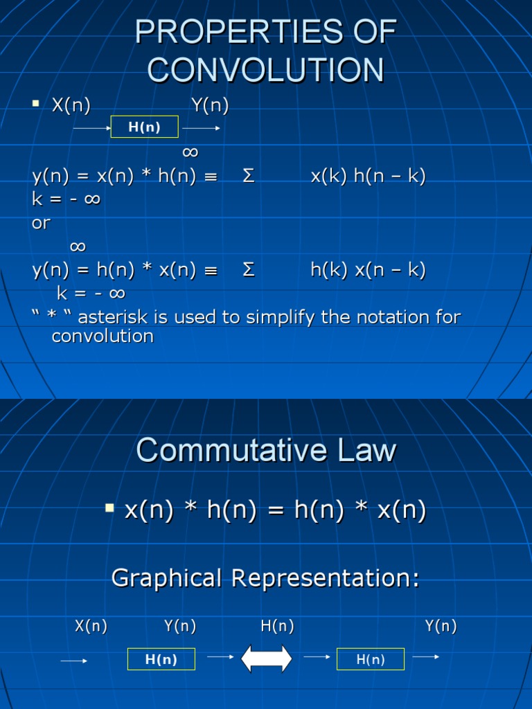 Properties - of - Convolution | PDF | Recurrence Relation | Algorithms