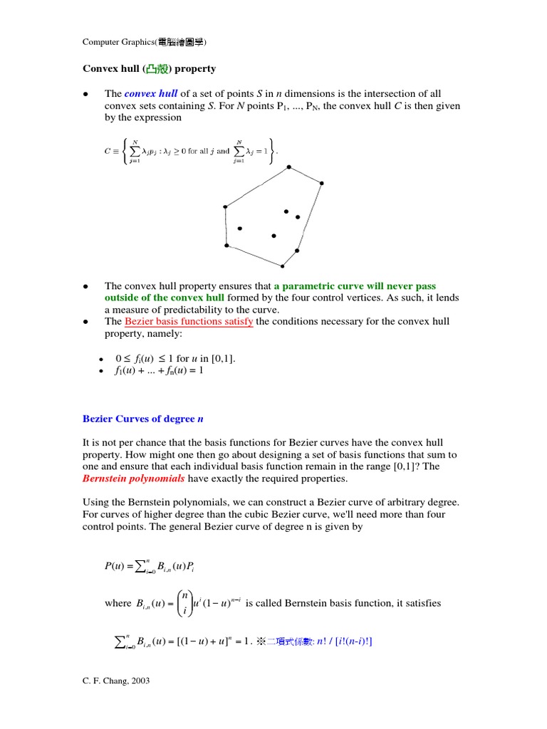An In-Depth Explanation of Parametric Curves and Their Applications in Computer Graphics | PDF ...