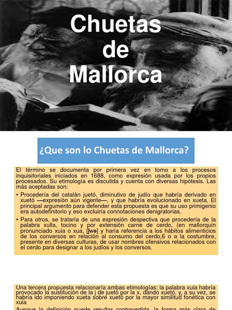 Chuetas de Mallorca: Historia y Genética | PDF | Religión y creencia