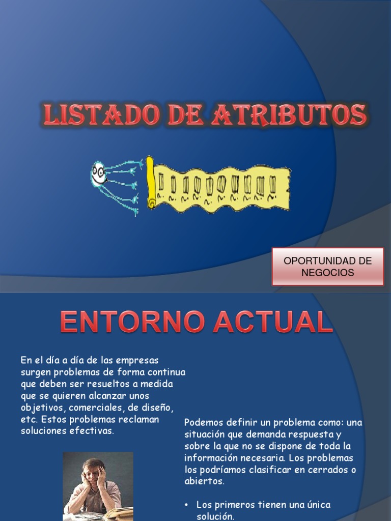 Listado de Atributos | PDF | Creatividad | Producto (Negocio)