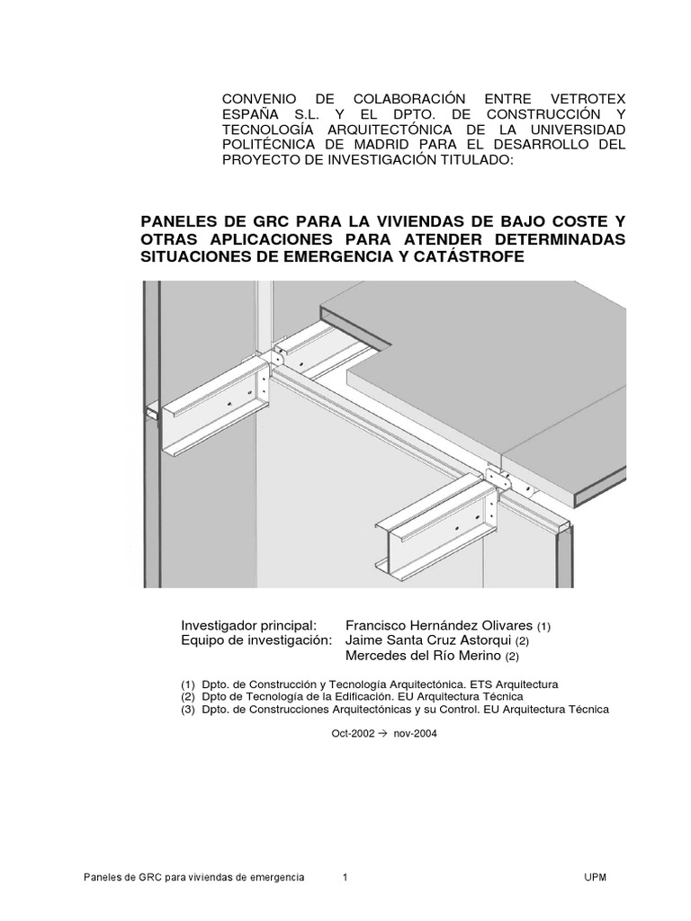 Paneles GRC | PDF | Aislamiento térmico | Hormigón
