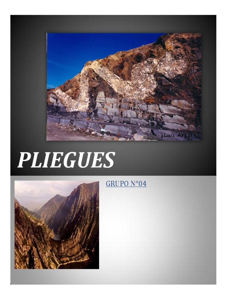 Grupo N°04 - Pliegues | PDF | Tectónica | Estrato