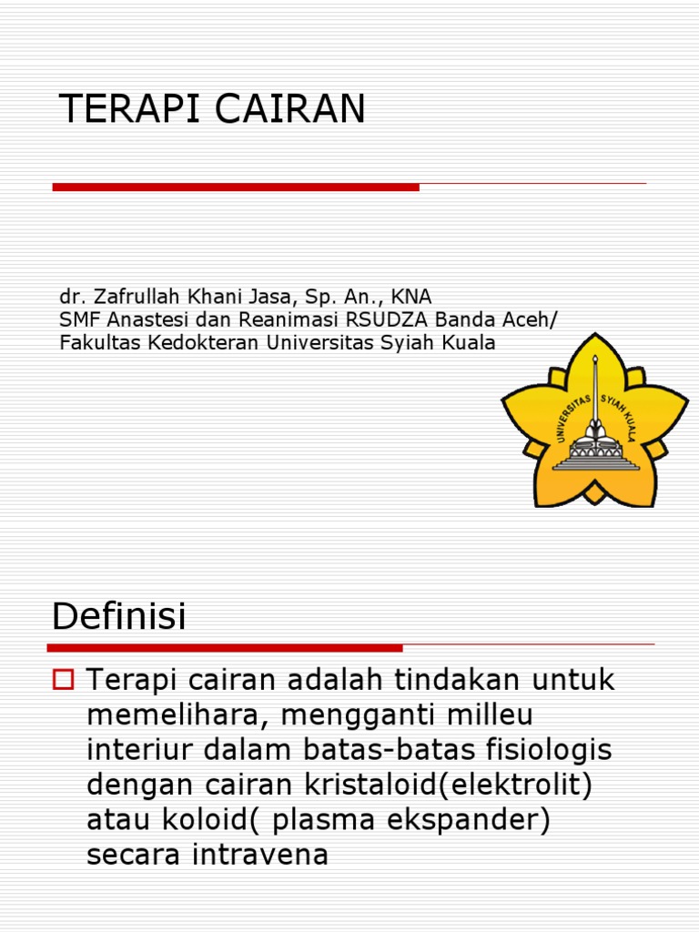 TERAPI CAIRAN - Ppt.baru PDF | PDF