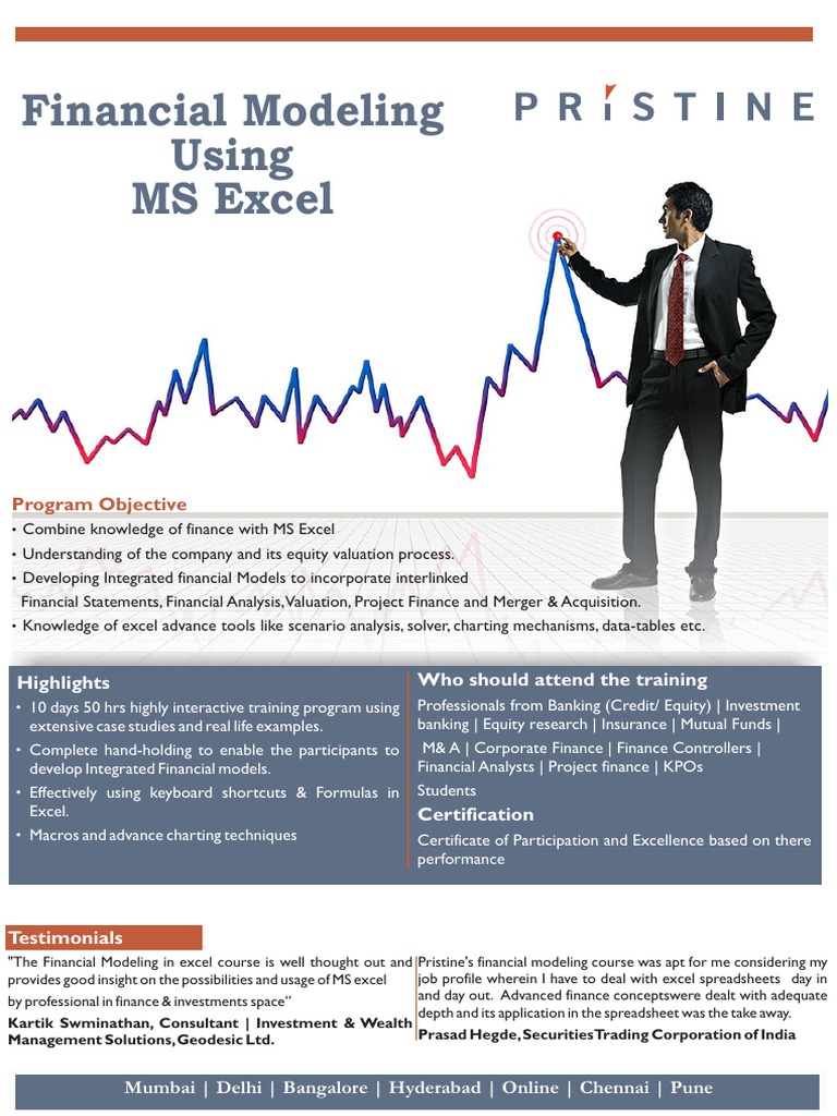 Pristine-Financial Modeling Brochure | PDF | Financial Modeling ...