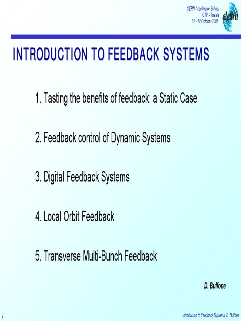 Introduction To Feedback Systems | PDF | Control Theory | Feedback