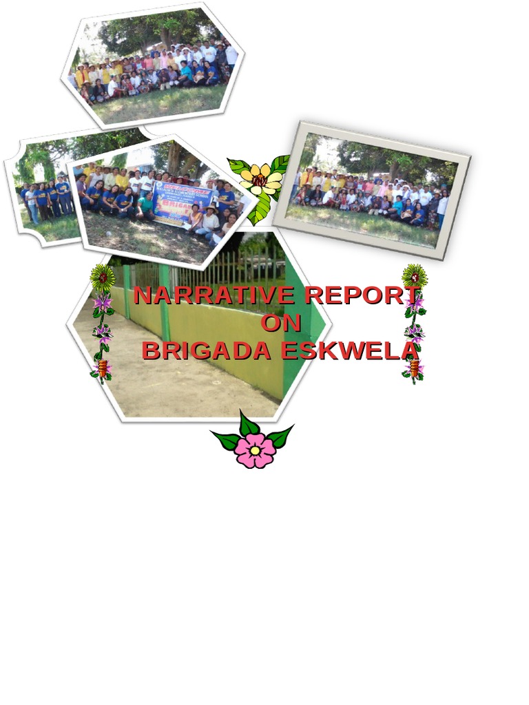Narrative Report On Brigada Eskwela 2014 | PDF | Teaching | Pedagogy
