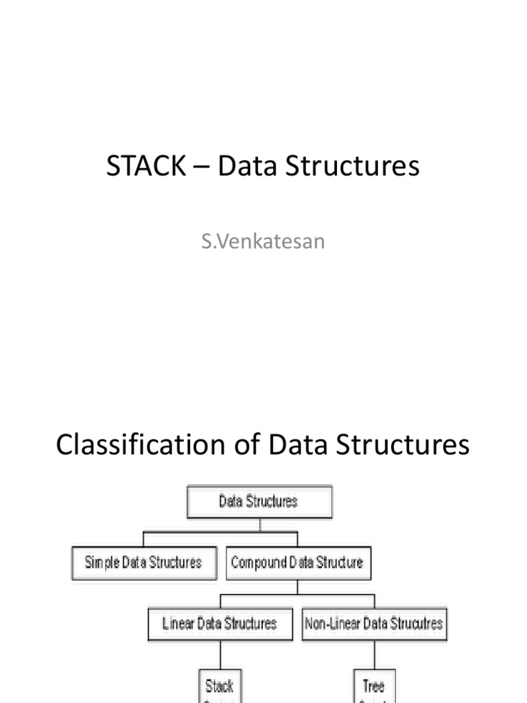 Stack Data Structures Pdf Data Structure Algorithms And Data