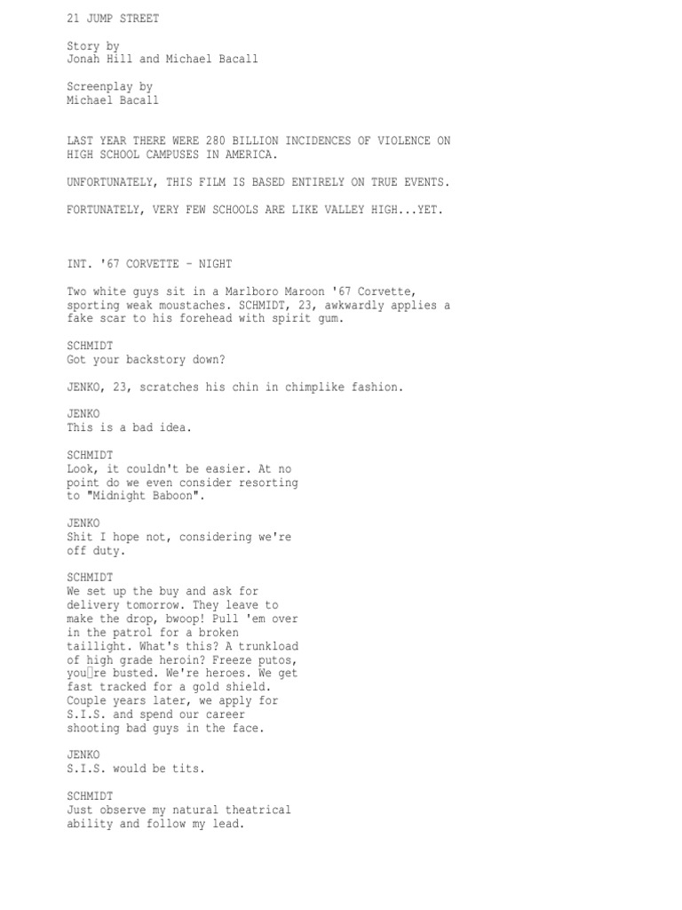 21 Jump Street | PDF