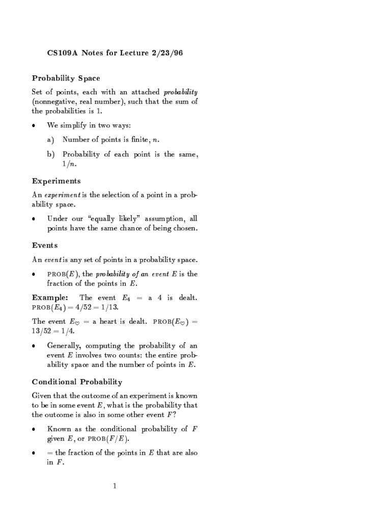 Notes 12 | PDF | Expected Value | Probability