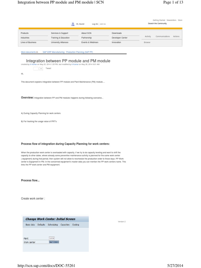PP and PM Module Integration Guide | PDF | Information Technology ...