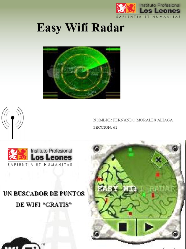 Easy Wifi Radar | PDF | Punto de acceso inalámbrico | Wifi