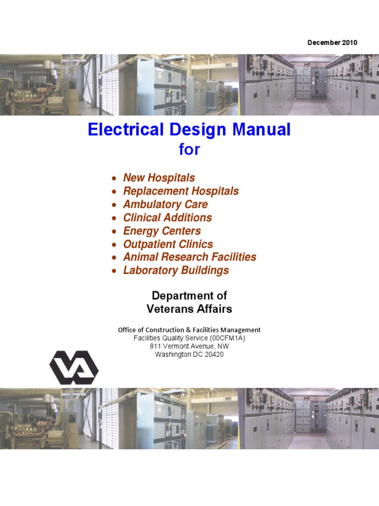 Electrical Design Manual - For Hospitals | PDF | Veterans Health ...