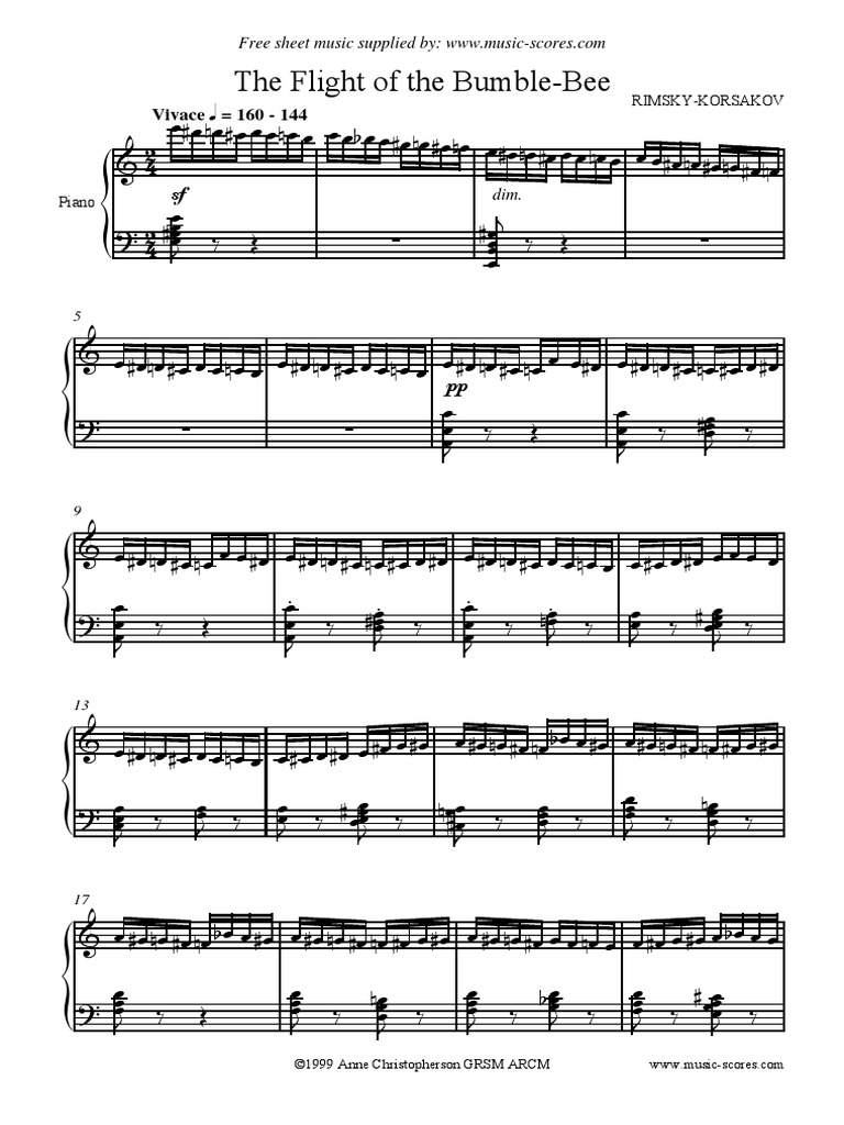 Flight of The Bumblebee | PDF