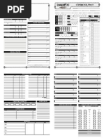 D20 Modern Character Sheet | PDF | D20 System | Tabletop Games