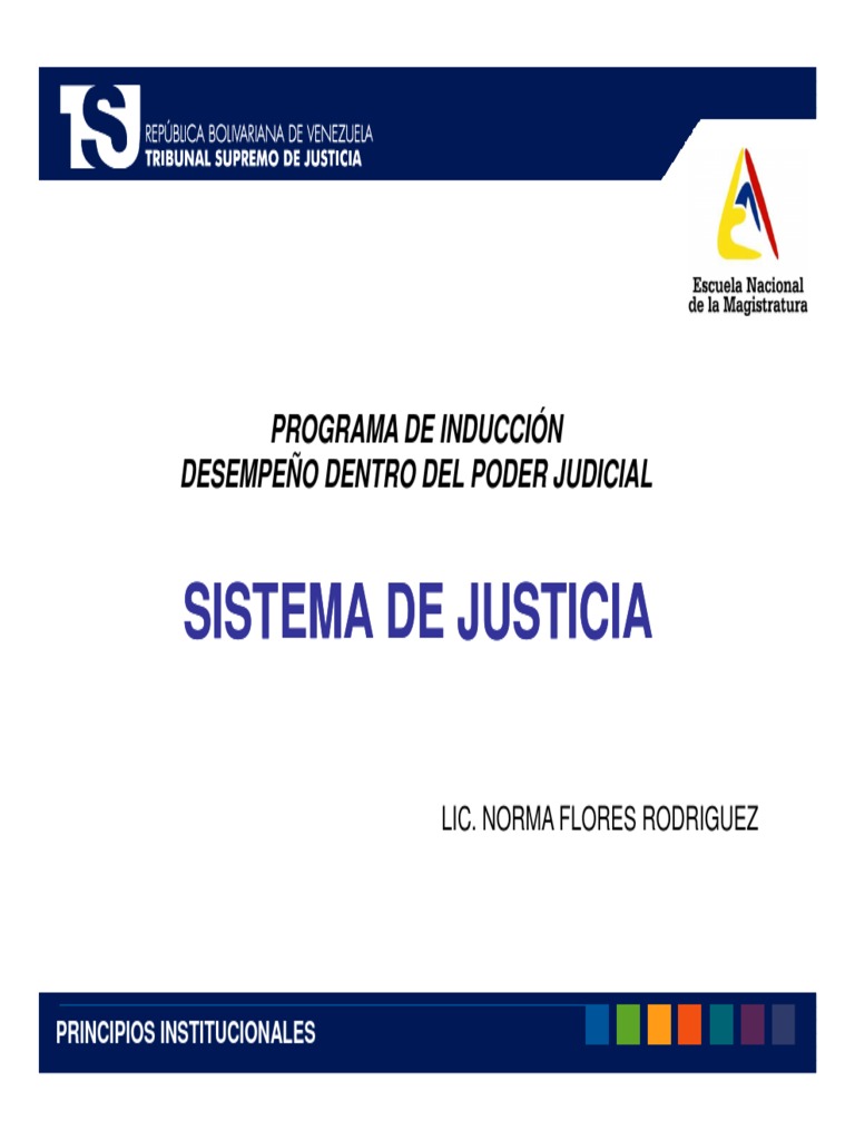 Estructura Del TSJ | PDF | Jurisdicción | Venezuela