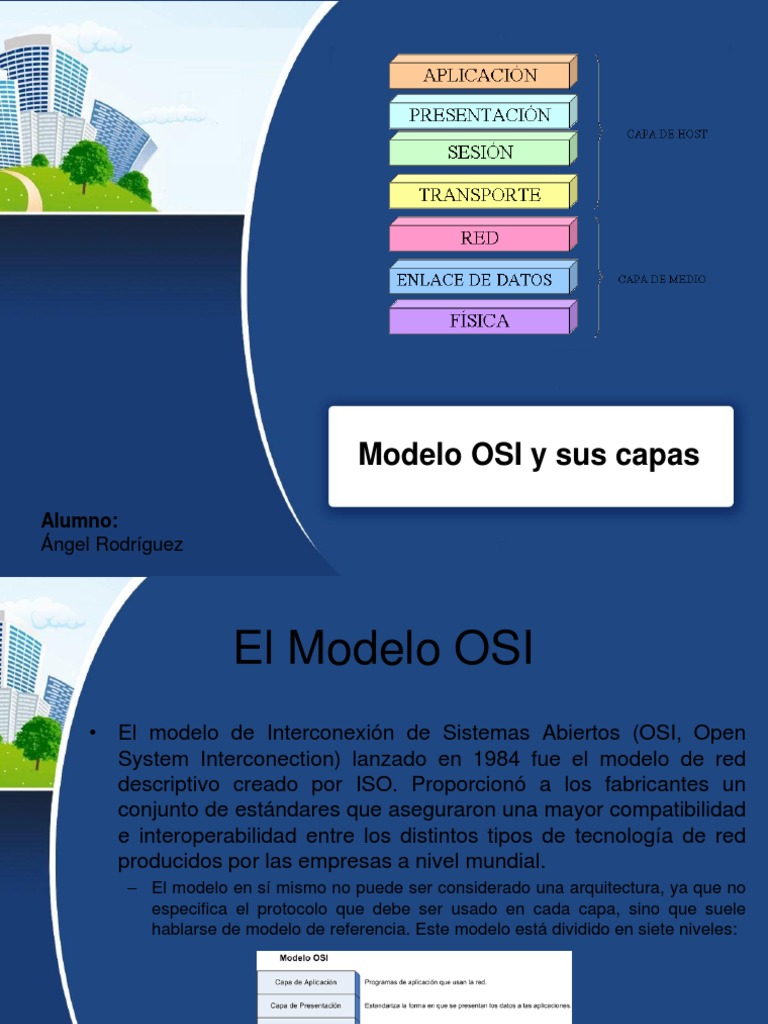 Capas Del Modelo OSI y Sus Protocolos | PDF | Modelo osi | Protocolos ...