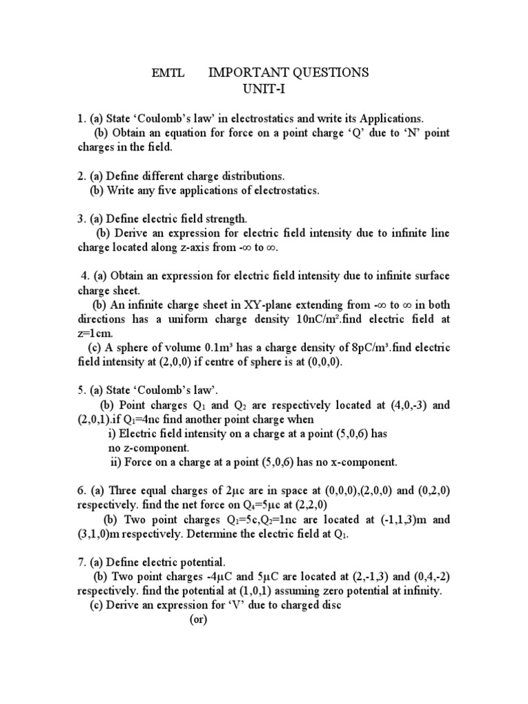 Emtl Imp | PDF | Maxwell's Equations | Capacitor