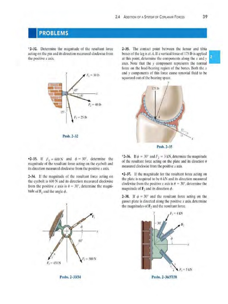 Statics HW Set - 1 | PDF | Mechanics | Physics
