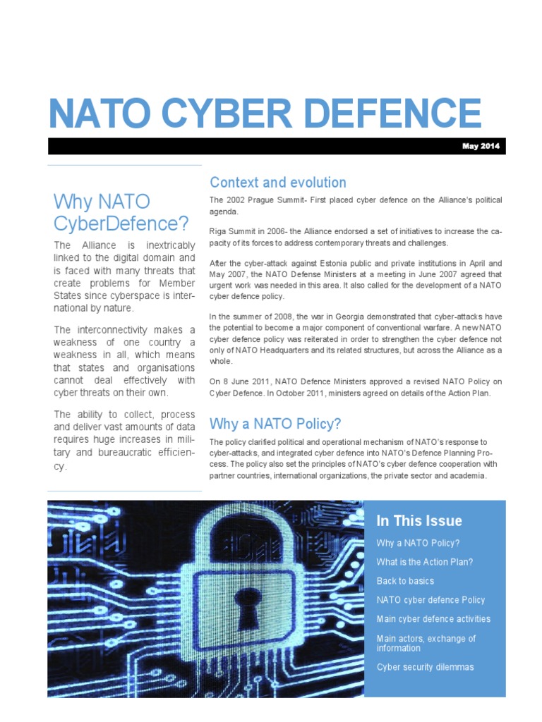 NATO Cyberdefence | PDF | Cyberwarfare | Security