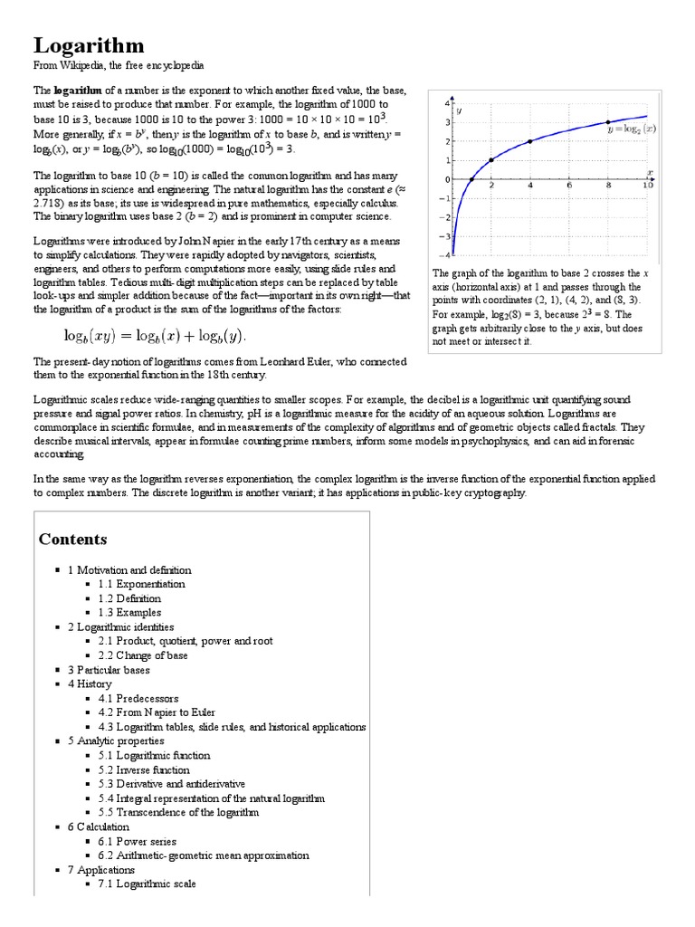Logarithm Rules | Logarithm | Complex Number