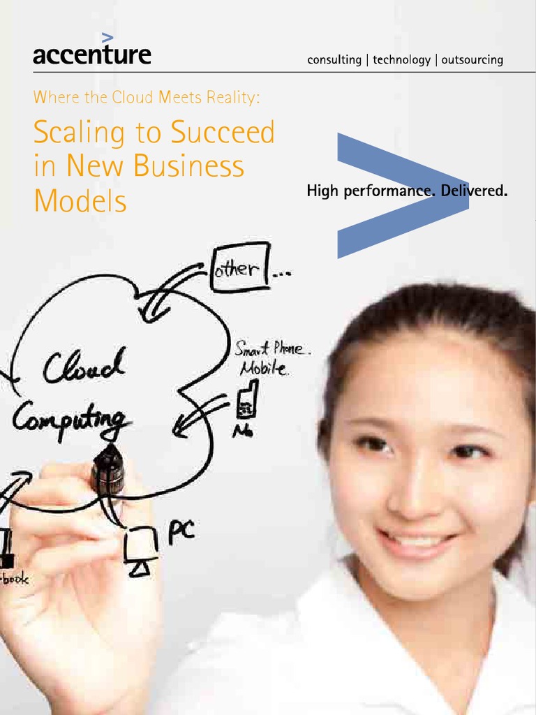 Accenture Where The Cloud Meets Reality | PDF | Software As A Service ...