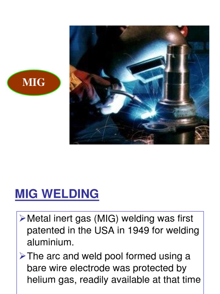 MIG CO2.ppt | Welding | Electrical Engineering
