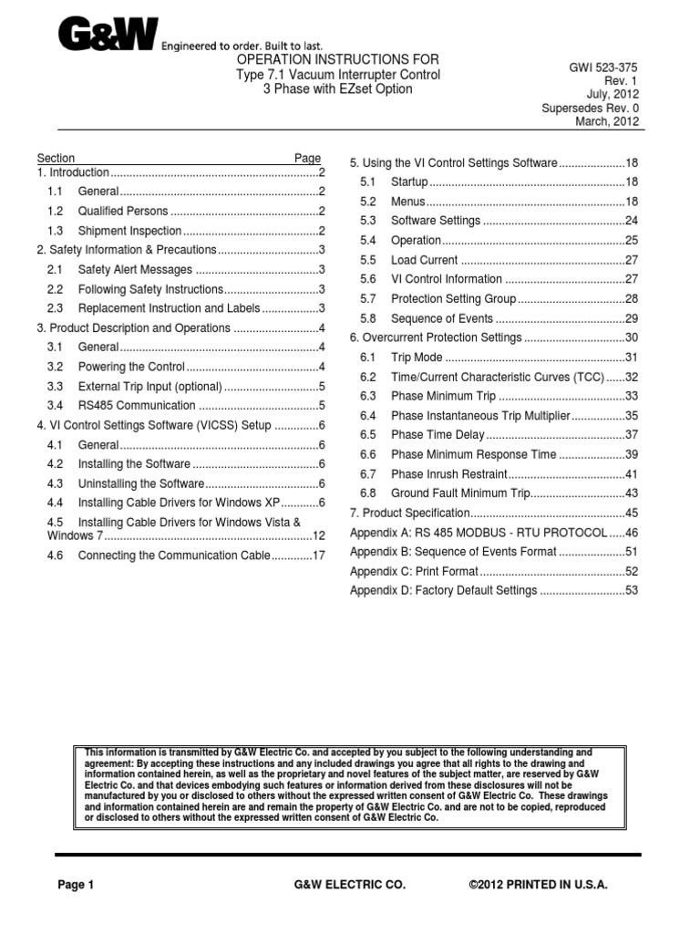 GW Type 7 Controller Manual | PDF | Installation (Computer Programs) | Usb
