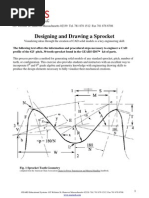 Sprocket Design and Drawing Guide | PDF